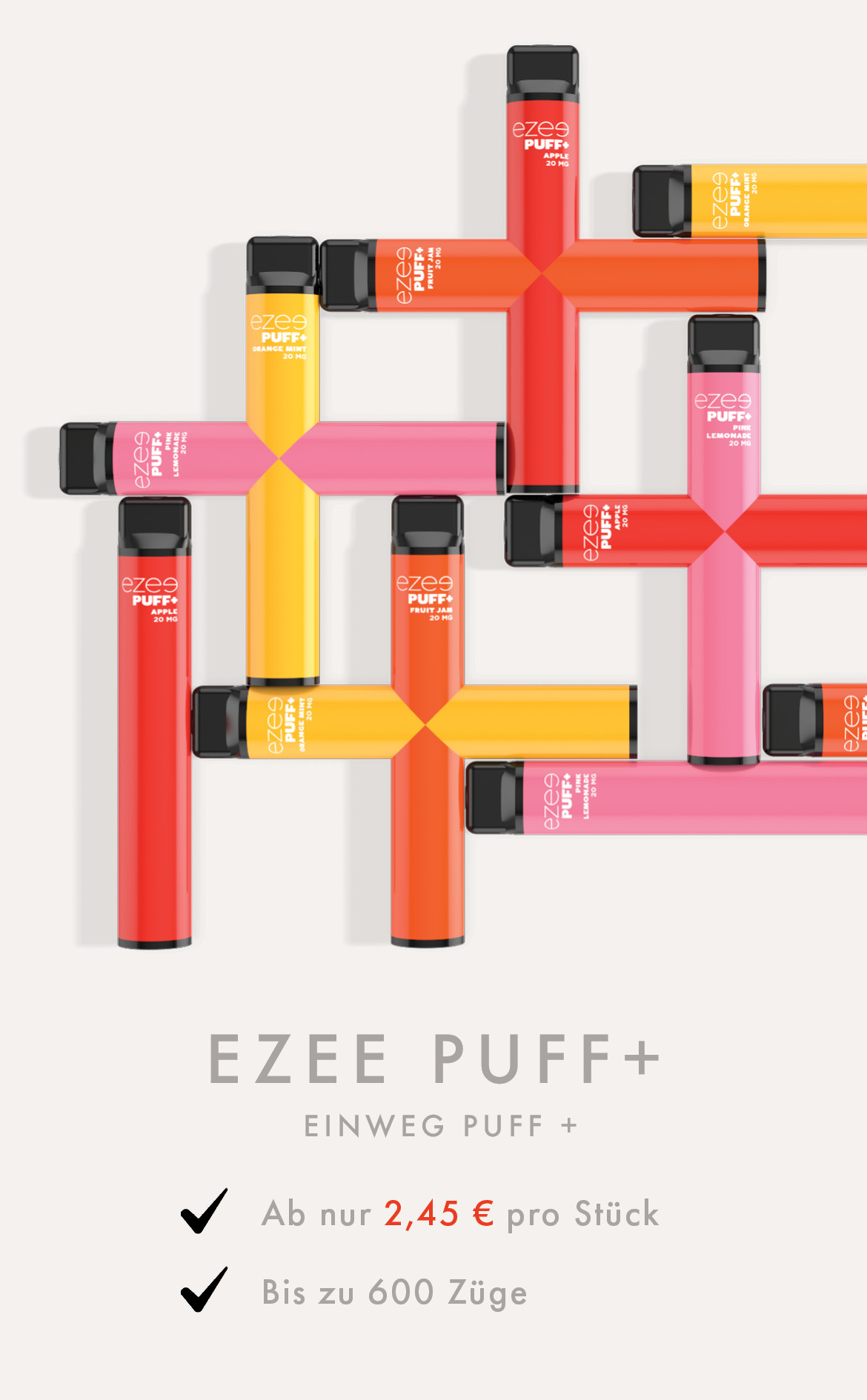 Einweg E-Zigarette Kaufen | Vape mit und ohne Nikotin | Ezee